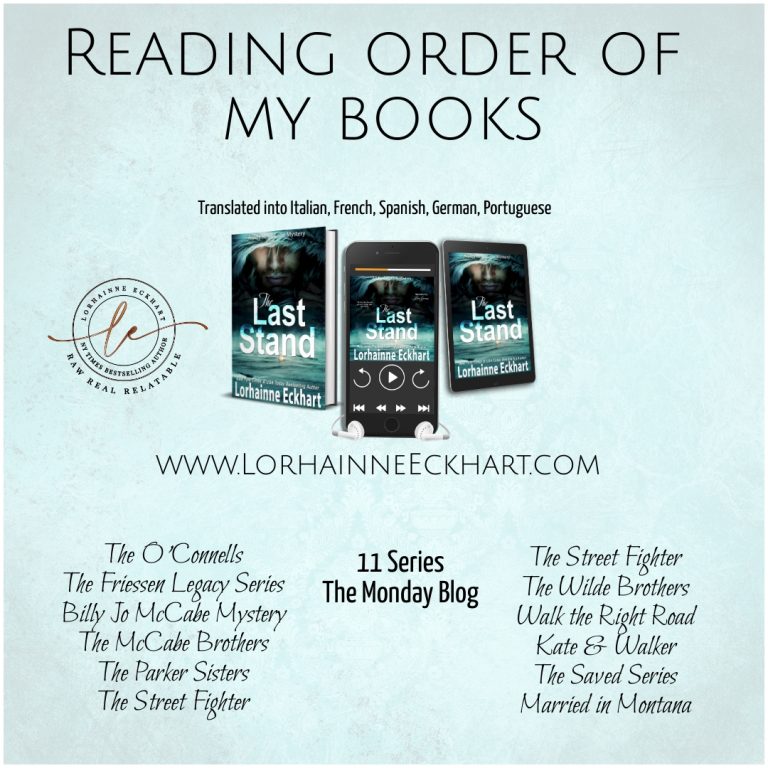 What is the reading order of your books? - Lorhainne Eckhart